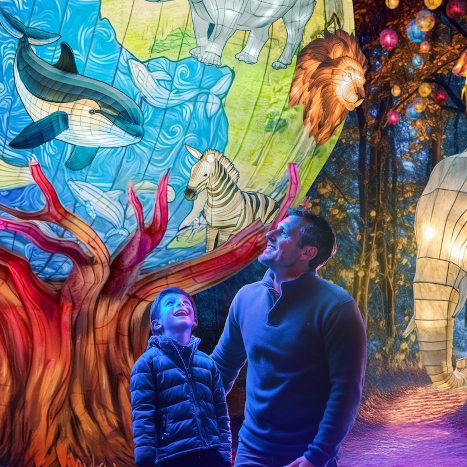 Lanterns of the Wild New Christmas Event at Twycross Zoo