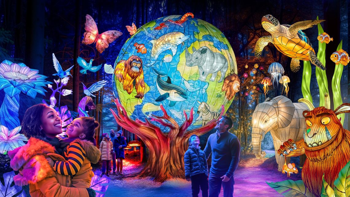 Lanterns of the Wild New Christmas Event at Twycross Zoo